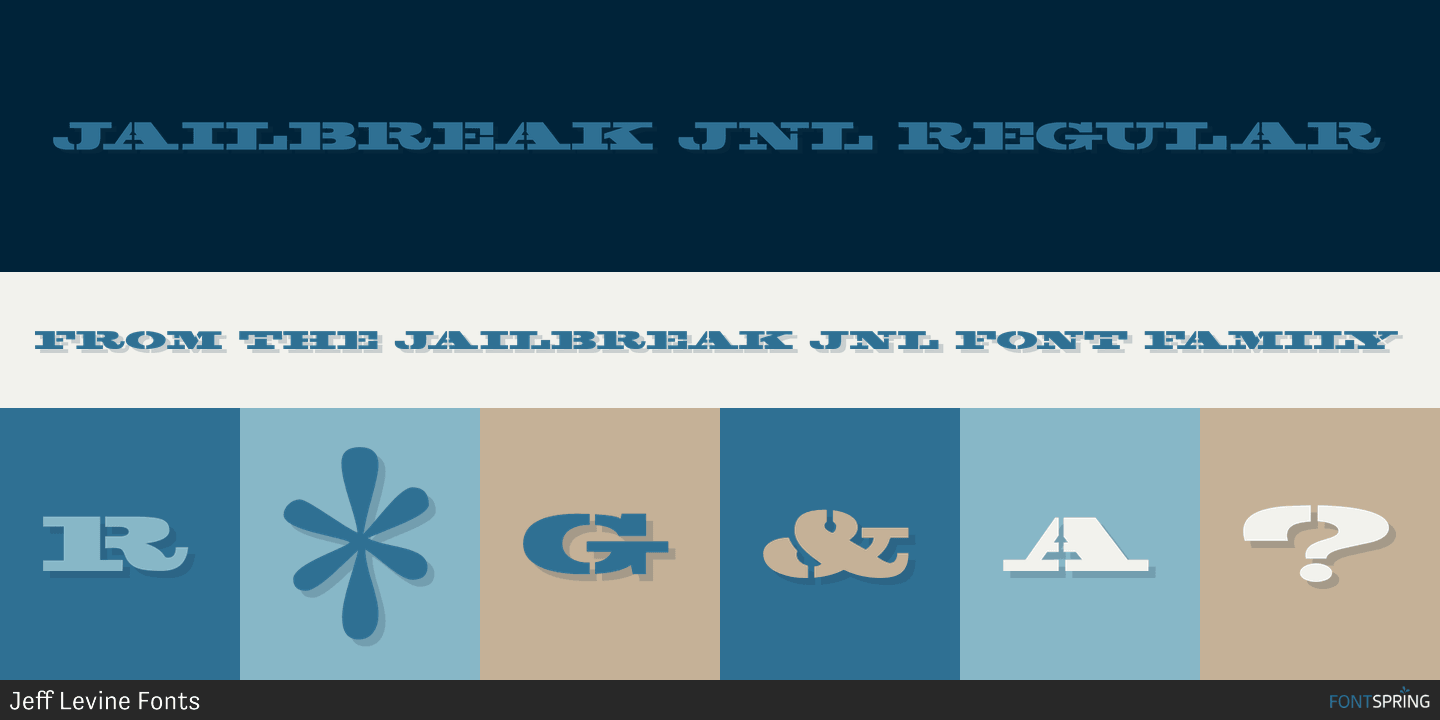Jailbreak JNL Font
