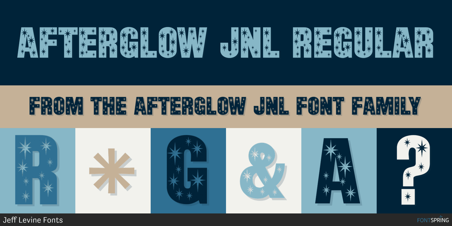 Afterglow JNL Font
